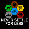 Never Settle For Less | Funny T-shirts | Engineering Outfitters