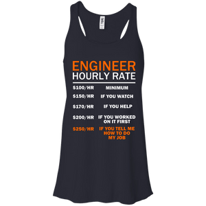 Engineer Hourly Rate | Funny T-shirts | Engineering Outfitters