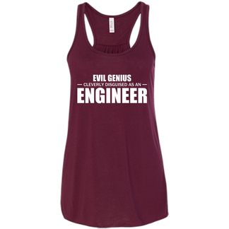 Evil Genius Cleverly Disguised As An Engineer | Funny T-shirts ...